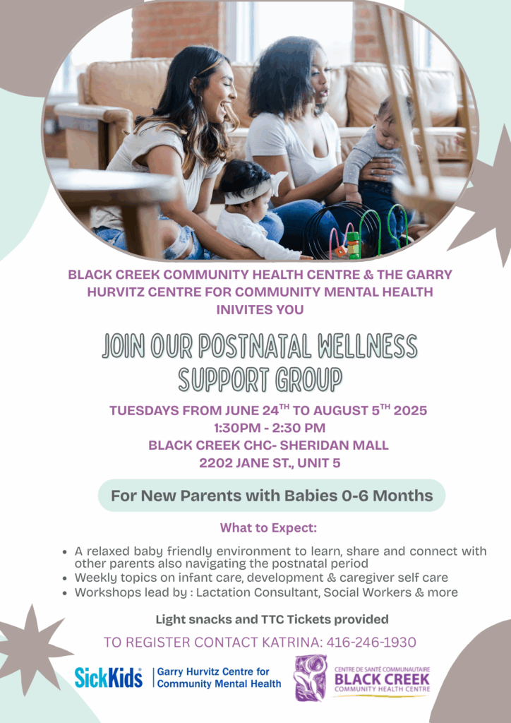 Pregnancy & Breastfeeding Support - Black Creek Community Health Centre