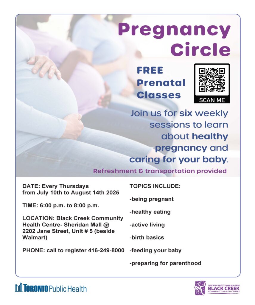 Pregnancy & Breastfeeding Support - Black Creek Community Health Centre