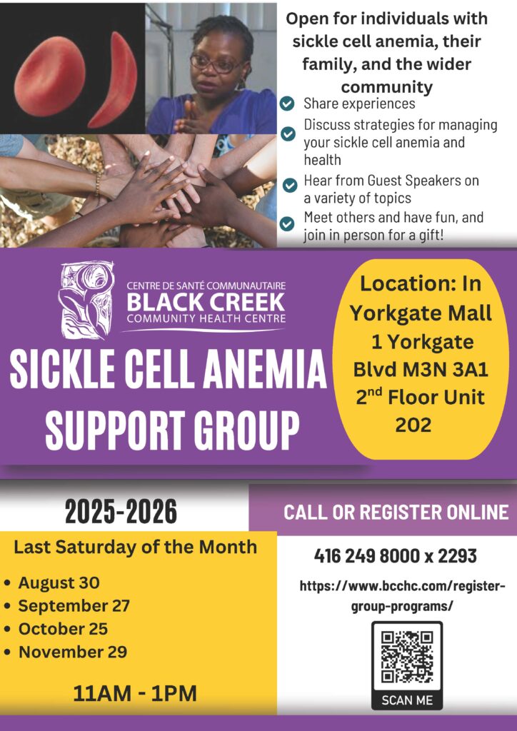 Healthy Lifestyle Group Programs - Black Creek Community Health Centre